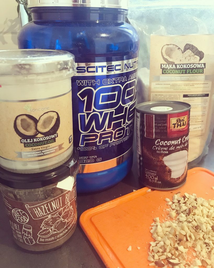 Proteinowe białe michałki low carb - przepis